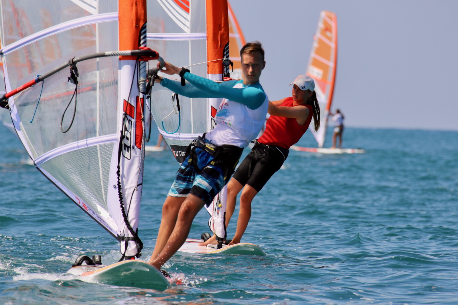 21 VIII 19 Campionat Europeu surf de vela a Michmoret, Israel 2 ...