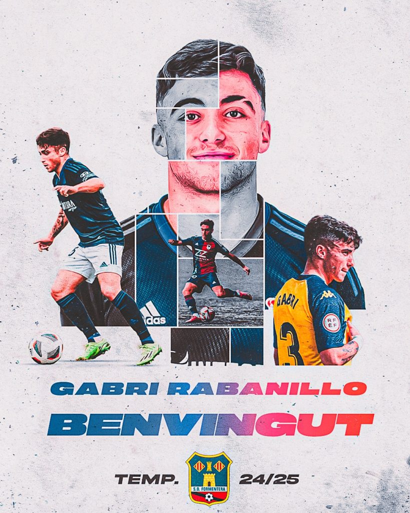 El lateral Gabriel Rabanillo, tercer fitxatge del Formentera ...